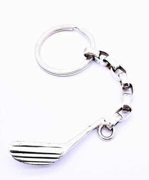 Pat Areias Sterling Silver Golf Club Key Ring KC21
